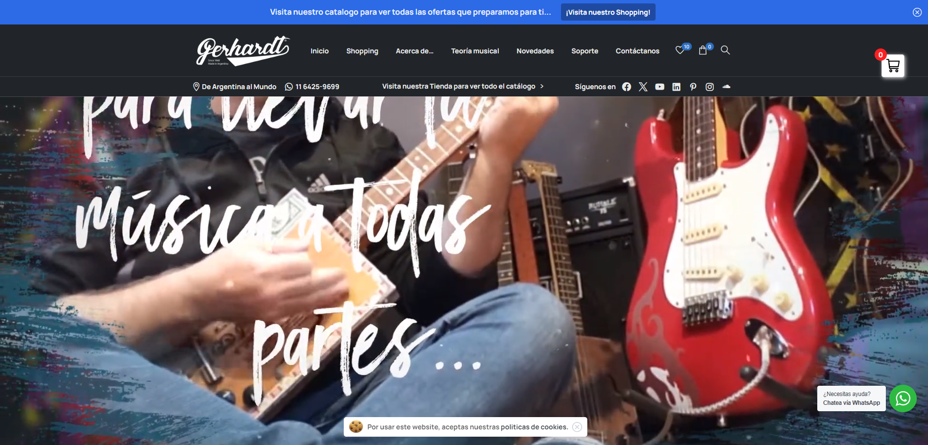 Gerhardt – Guitarras & Amplificadores – Guitarras & Amplificadores